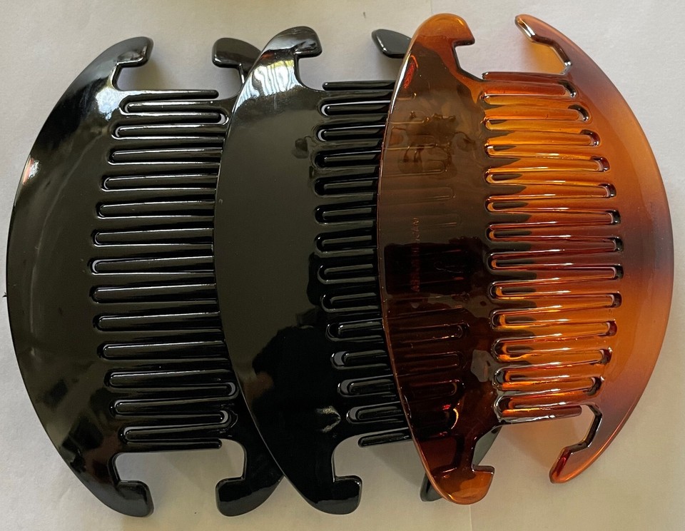 Jumbo Banana Comb Clip Thick Hair Riser Claw Interlocking Jaw Extra ...