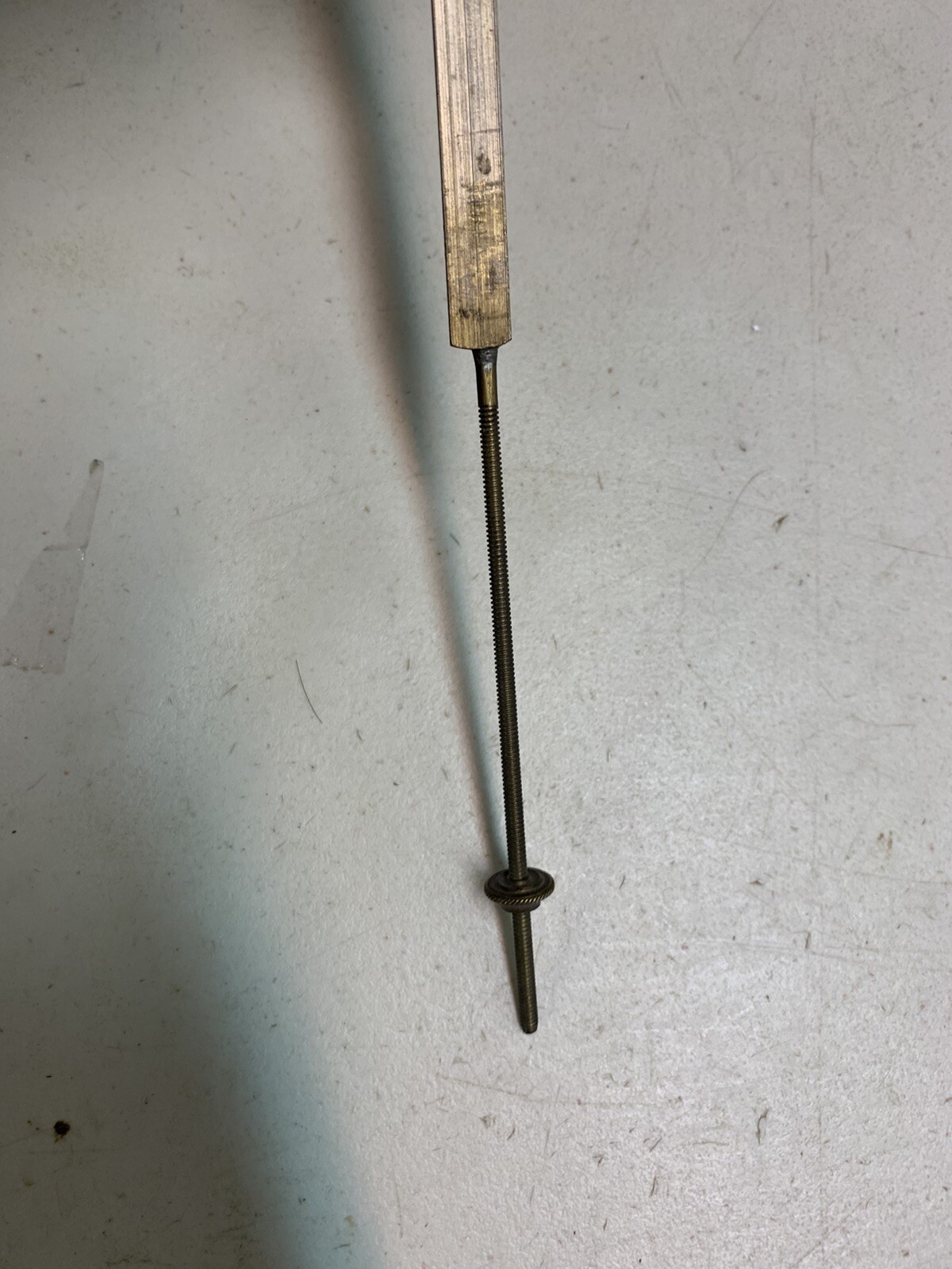 Antique/Vintage Clock Pendulum Suspension Spring Rod | eBay