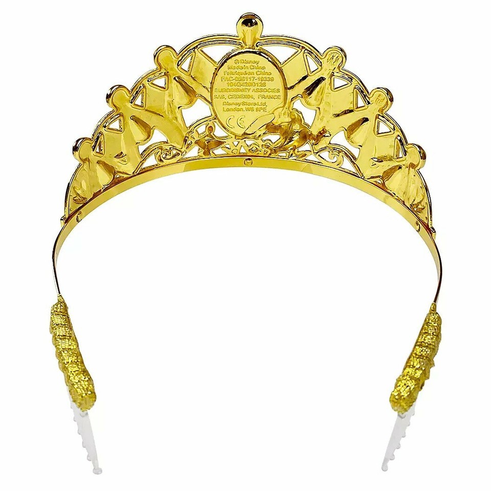 Disney Store Princess Tiara Costume Cinderella Jasmine Rapunzel Aurora ...
