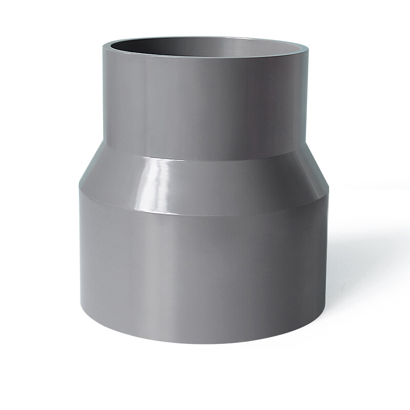 Grey PVC Reducing Connector Solvent Weld Socket Pipe Fitting Aquarium ...