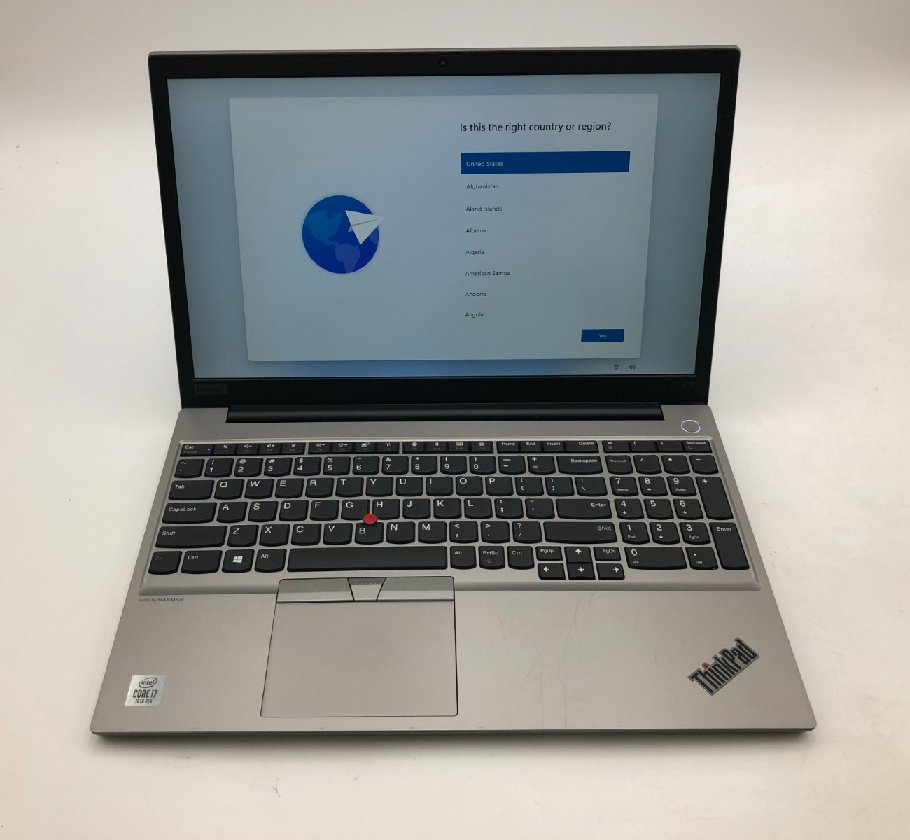 Lenovo ThinkPad E15 i7-10510U 8GB 256GB NVMe SSD 15.6" FHD Win 11 Pro ...
