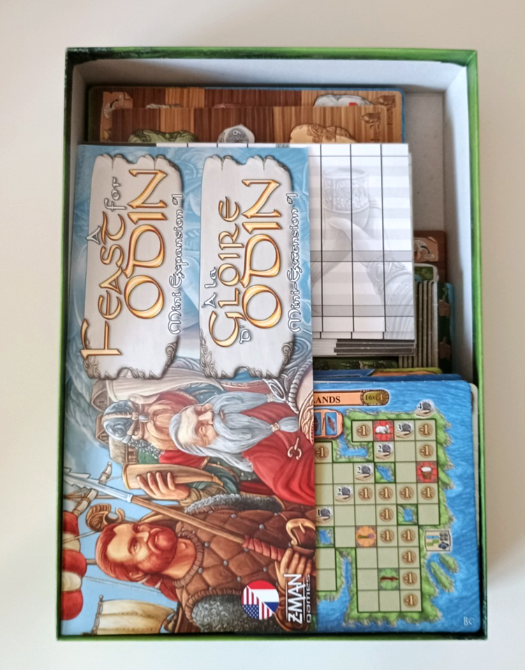 A Feast for Odin Board Game + Norwegians Expansion Excellent Condition ...