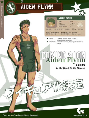 Aiden Flynn Resin Gentleman Studio Figurine Statue Cast-off ...