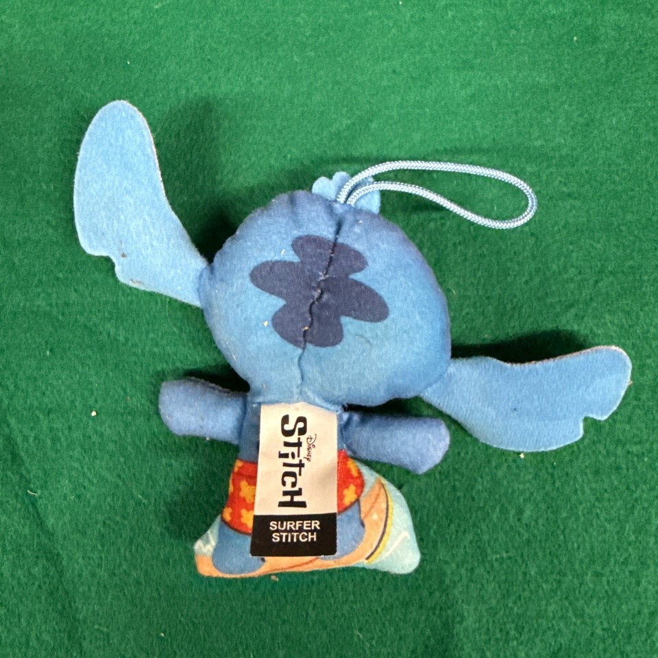 Disney Surfer Stitch Plush McDonalds Figure 4'' Mini Hanging Surf | eBay