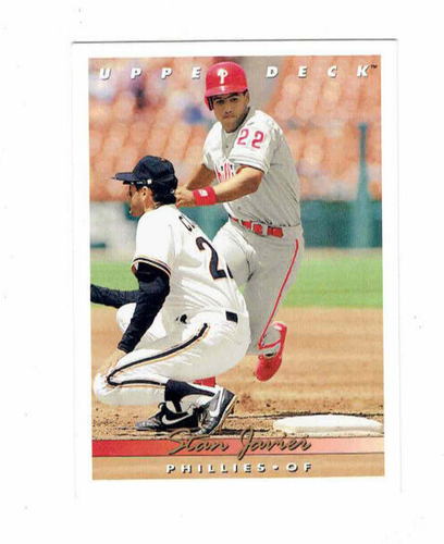 Stan Javier Philadelphia Phillies Outfield #249 Upper Deck 1992 # ...