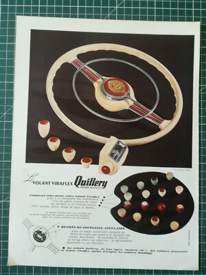 949 belle PUBLICITE ANCIENNE papier glacé circa 1950 Volant Quillery ...
