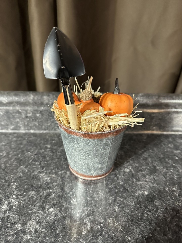 Handmade Fall Pumpkin Tin | eBay