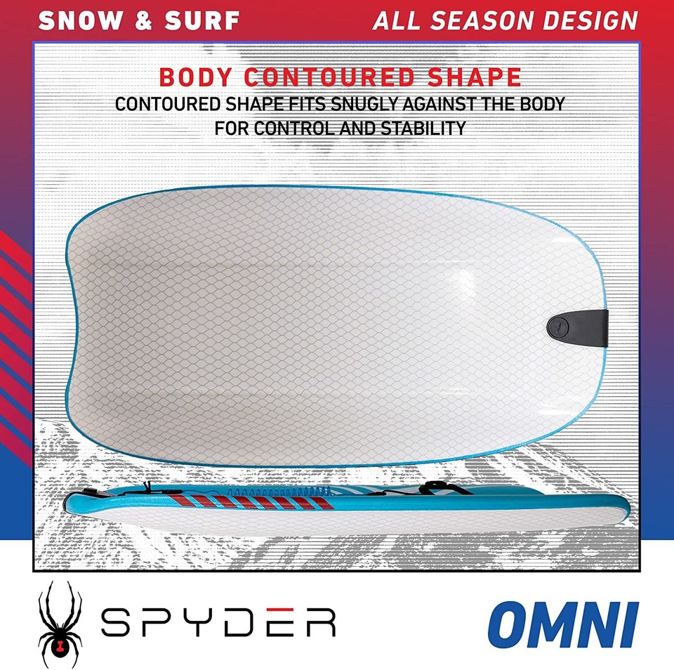 Spyder Omni All in One Snow Sled & Surf Body Board Durable Foam NEW | eBay