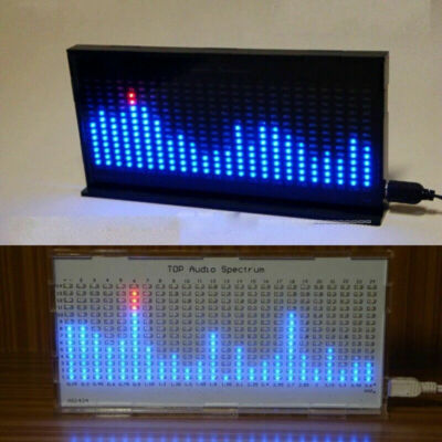 AS1424 Professional LED Music Audio Spectrum Display Analyzer Sound ...
