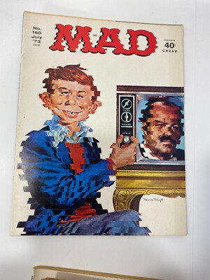 Mad Magazine - July 1973 - No. 160 Cannon T.V. Show / Religious Movies ...
