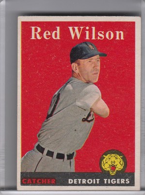 1958 TOPPS #213 RED WILSON DETROIT TIGERS 5117 | eBay