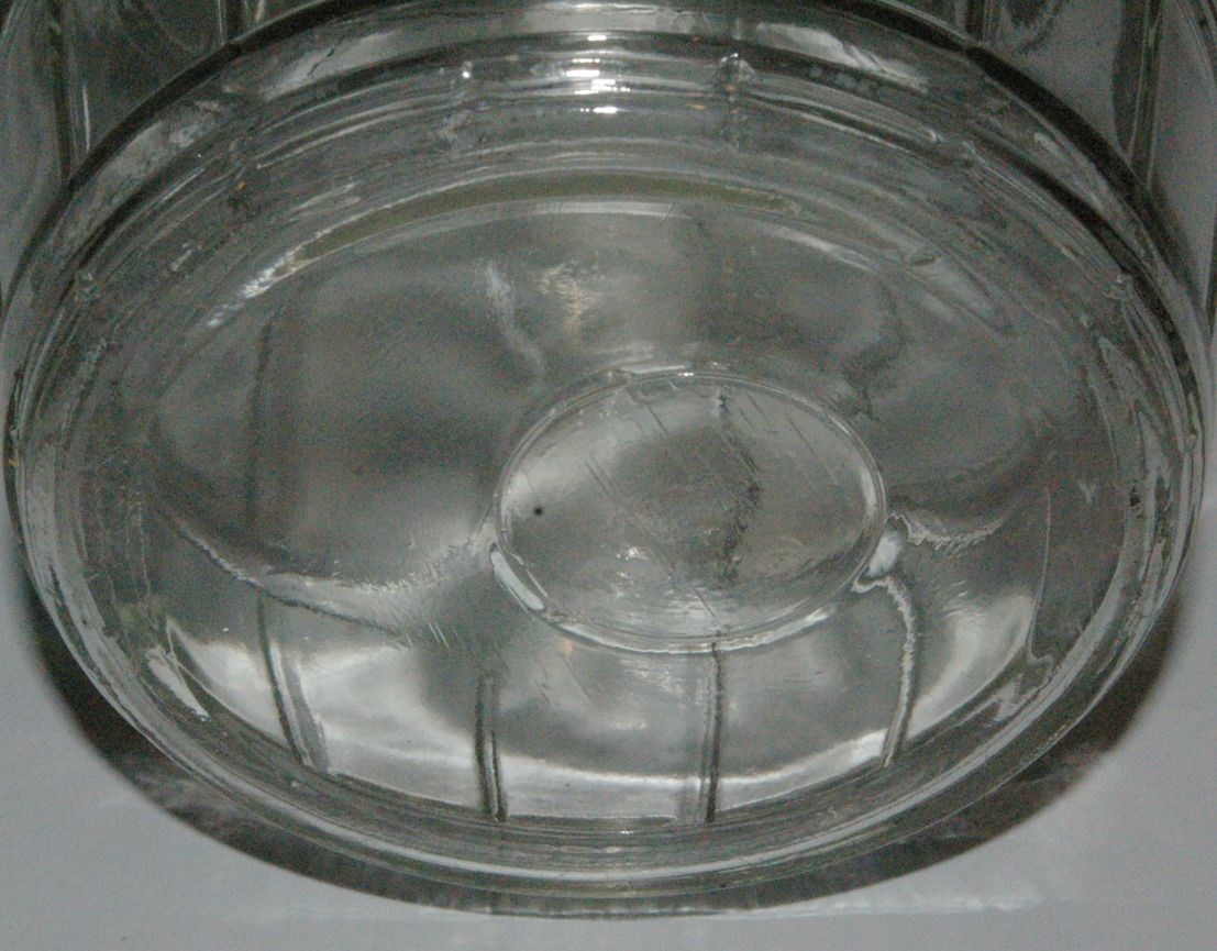 Very Old Barrell Jar , Screw Cover Lid 9.5" tall Jar For Cookies Snacks ...