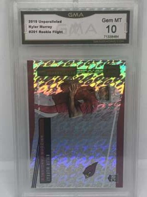 2019 Unparalleled Flight Rookie Kyler Murray Arizona Cardinals GMA 10 ...