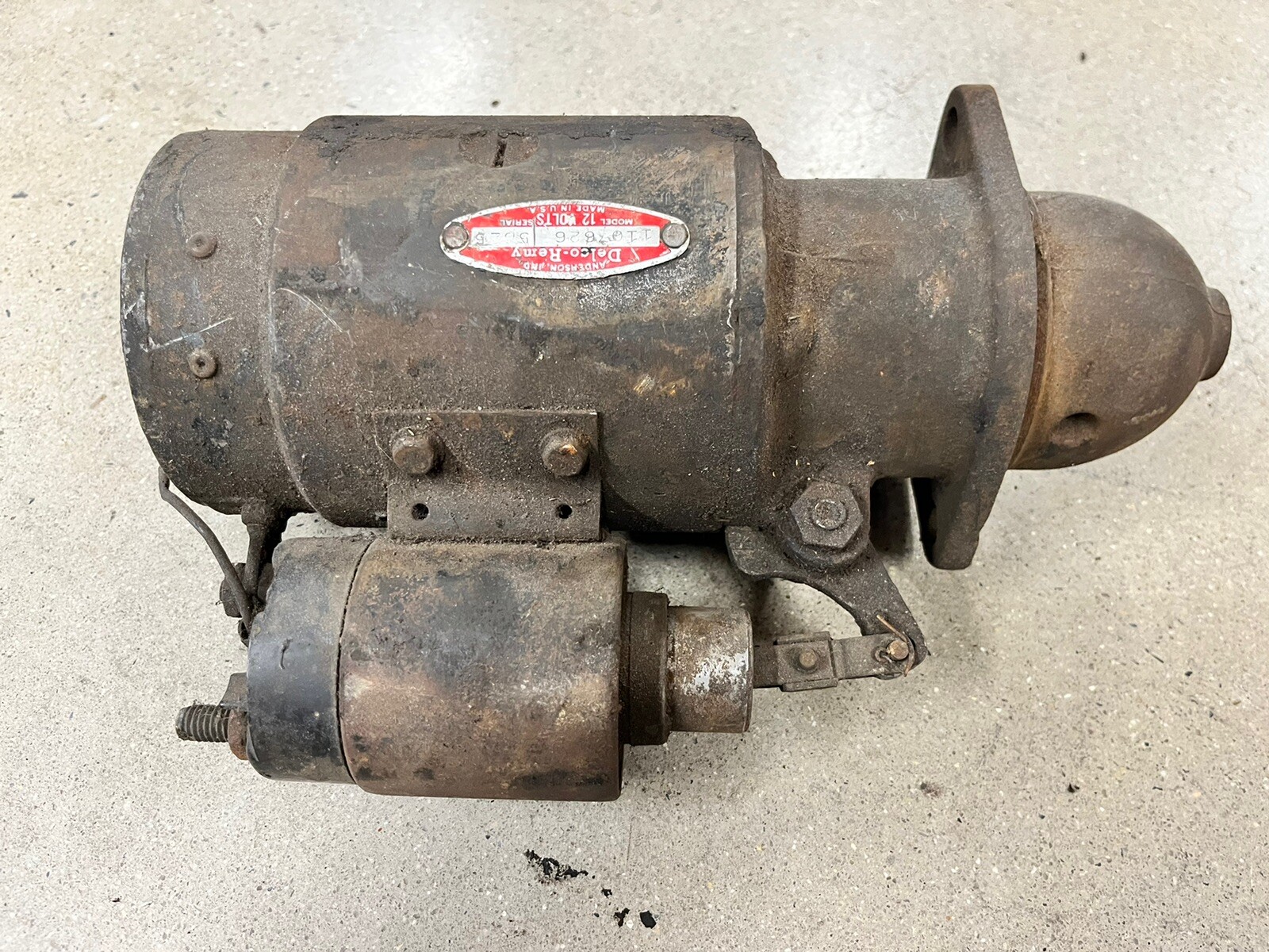 OEM 3582 Original Delco Remy Starter 1107626 Fits 1955-56 Chevy Bel Air ...