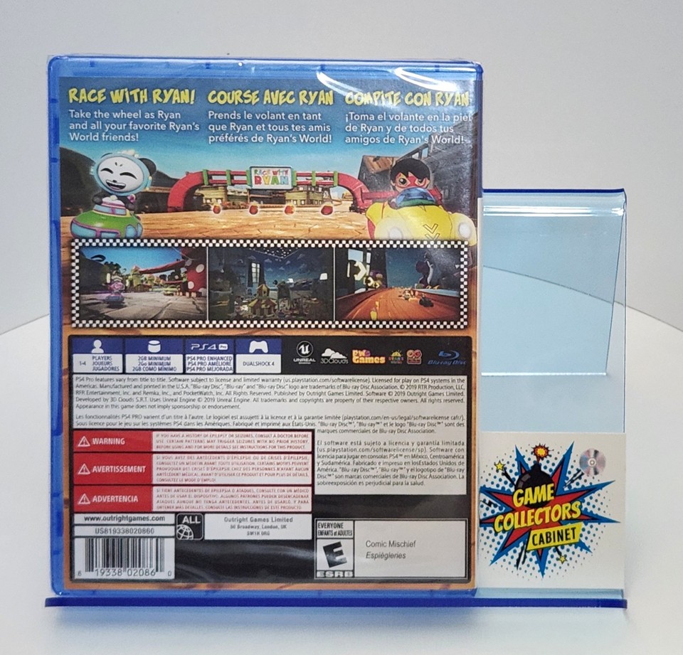 Race with Ryan (Sony PlayStation 4) BRAND NEW Sealed Game NIB PS4 Kids ...