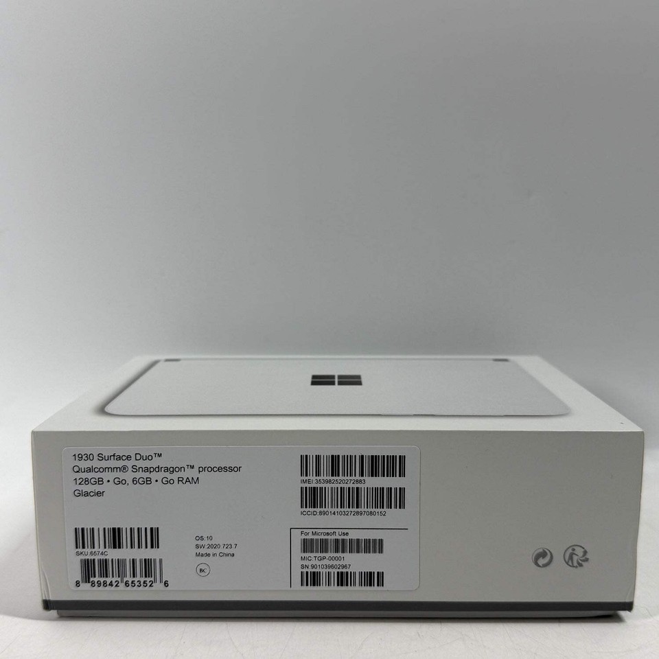 Microsoft Surface Duo 128GB 12 Glacier 1930 889842653526| eBay