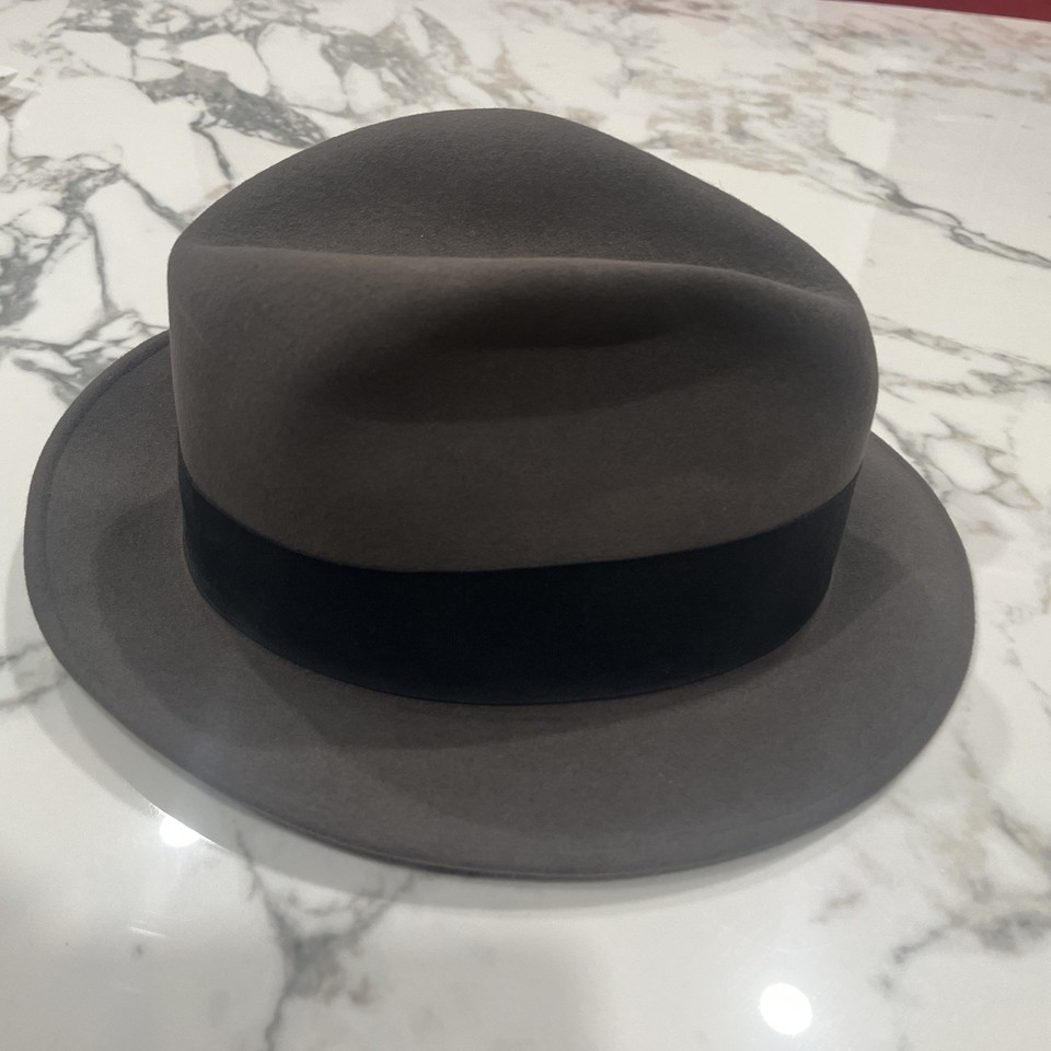 Stetson Men's Saxon Caribou Fedora Hat Size 7 3/8 R | eBay