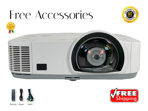 NEC M300WS 3LCD Projector Short-Throw 3000 Lumens Full HD HDMI + Free ...