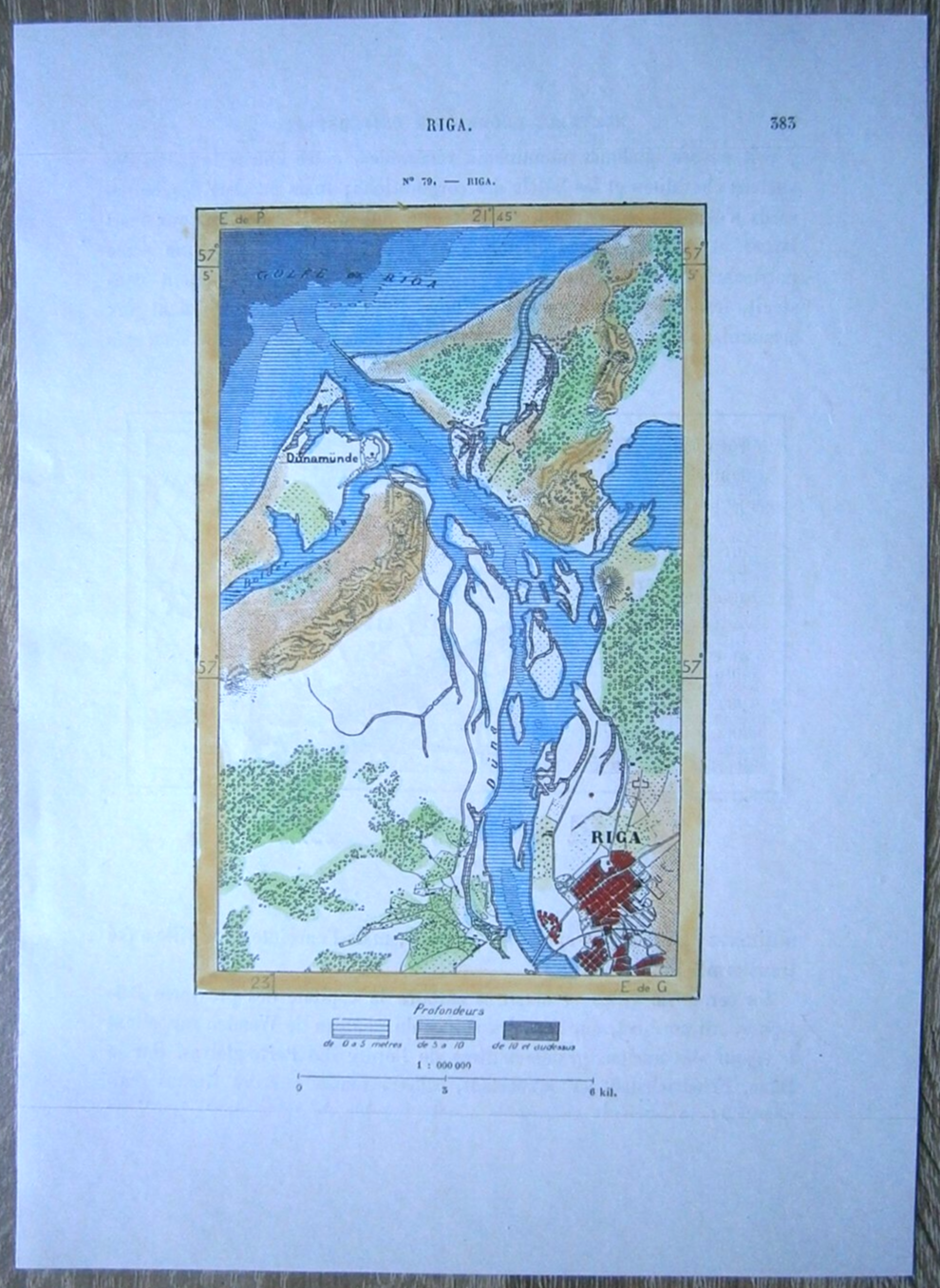 1880 Perron map RIGA, LATVIA, #79 | eBay