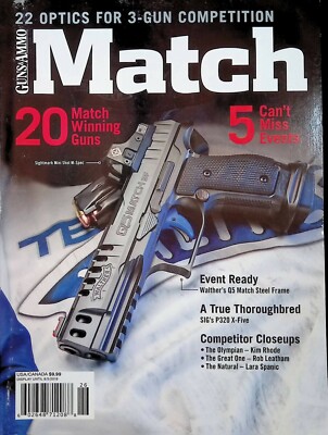 Guns & Ammo Match Magazine 2019 Top 6 Long Range Competition Cartridges ...