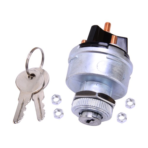 Universal Ignition Key Starter Switch w/ 2 Keys For Car Tractor Trailer ...