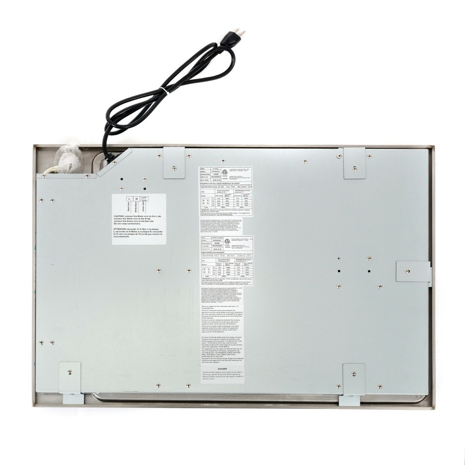 30 INCH GAS COOKTOP - 4 SEALED BURNERS, METAL KNOBS, STAINLESS STEEL ...