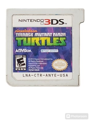 Nintendo 3DS Nickelodeon Teenage Mutant Ninja Turtles Cartridge Only ...