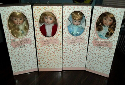 SET OF (4) VINTAGE JC PENNEY PORCELAIN DOLLS | eBay
