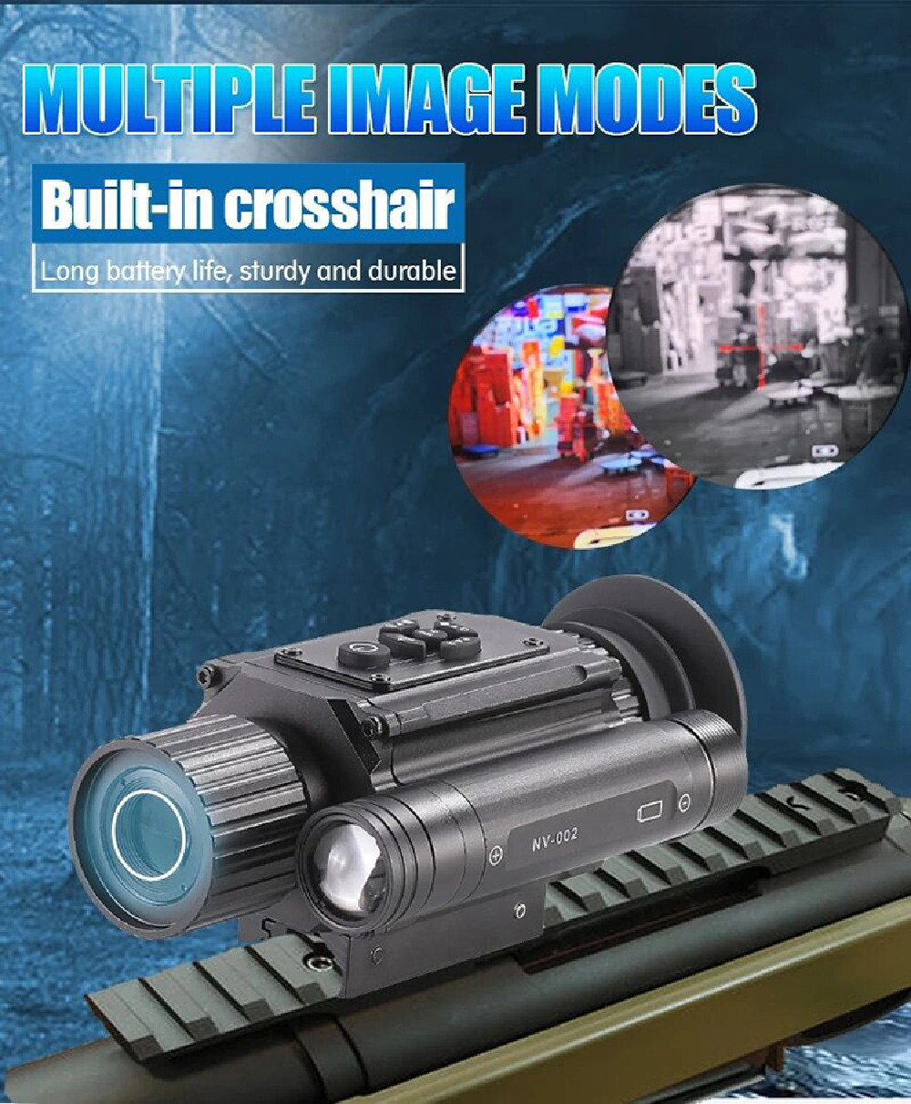 NV002 Night Vision Rifle Scope 4X - 14X Zoom With Built-in Crosshair ...