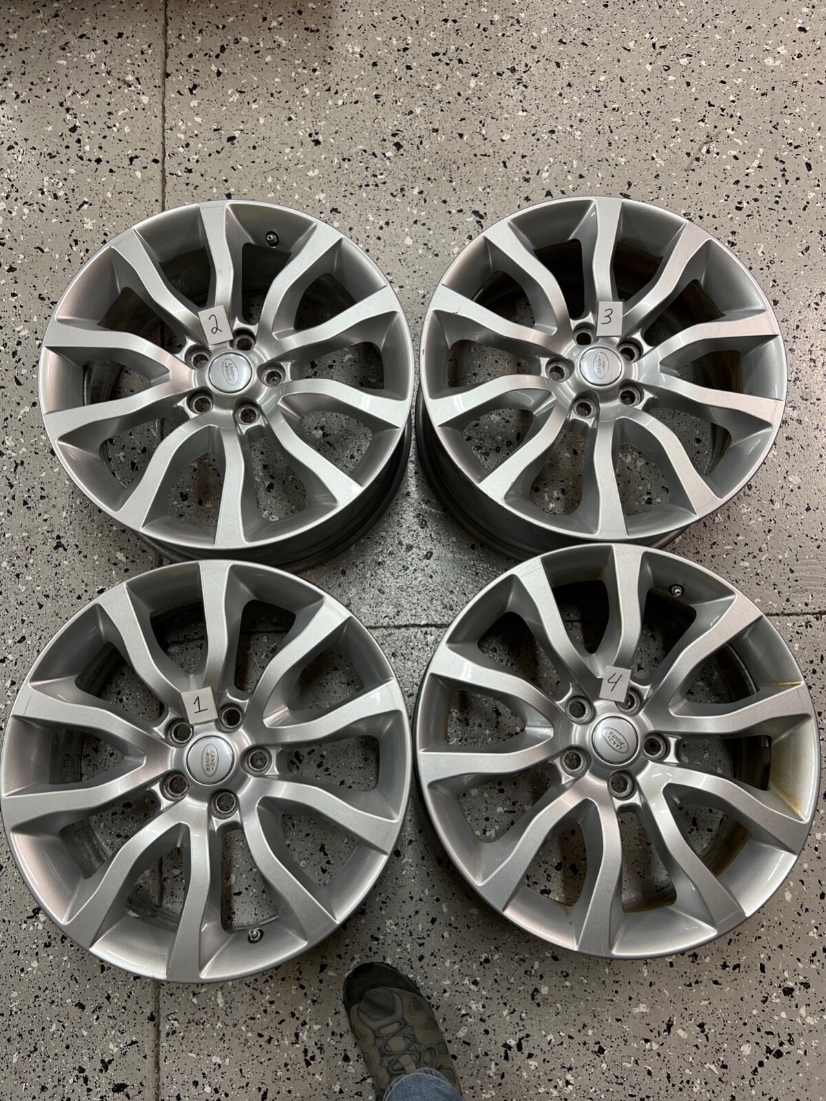 2014-2017 Land Range Rover 20" Silver OEM Wheel (one wheel) DK62-1007 ...