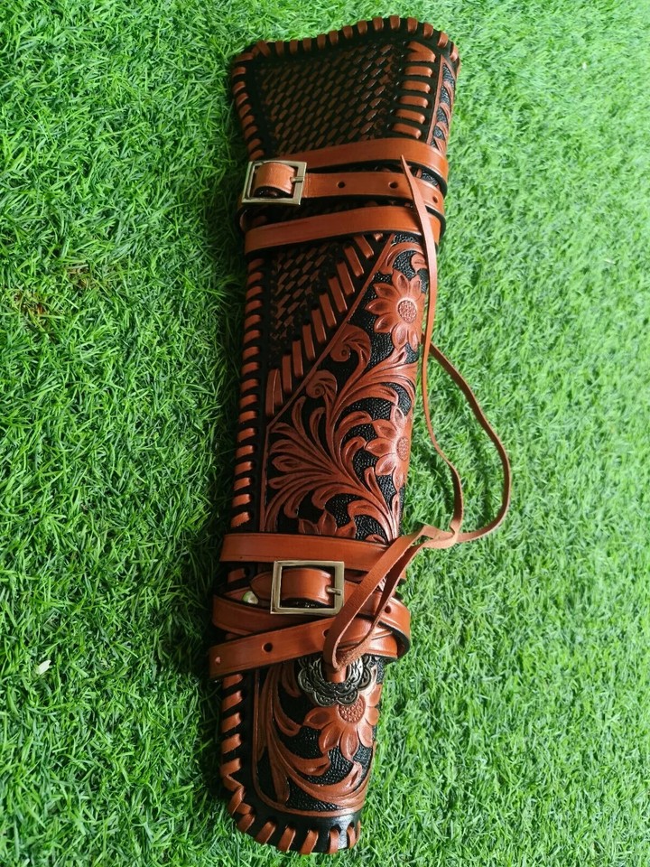 Custom Leather Mares Leg Holster – 18” – Fits Henry/Rossi – Western ...