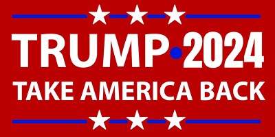 President Donald Trump 2024 Vinyl Decal Sticker Car Truck, 8x4 inches ...