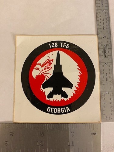 ORIGINAL/AUTHENTIC US Air Force 128 Tactical Fighter Squadron F-15 ...