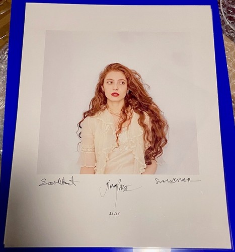 Jimmy Page Led Zeppelin Rare Signed Autograph 16x20 Photo Print #/25 w ...