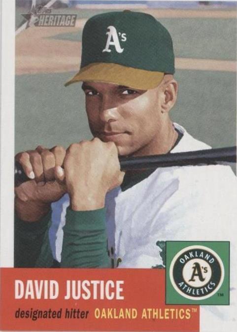 2002 Topps Heritage - David Justice #148 for sale online | eBay