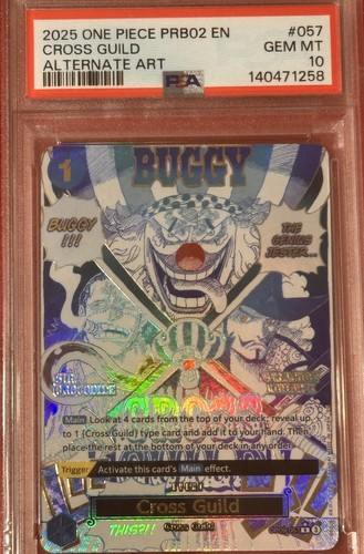 2025 One Piece PRB02 Cross Guild Alternate Art Psa 10 | eBay