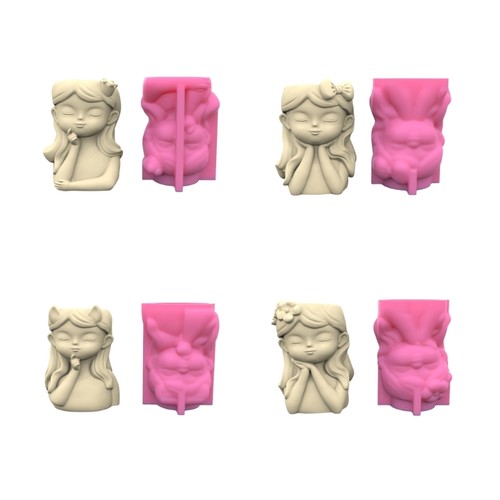 Angle Girl with Wing Planter Mold Pen Holder Container Mold DIY ...