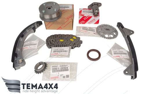 Genuine OEM Timing Chain Kit for Toyota Celica Corolla MR2 Matrix 1.8L ...