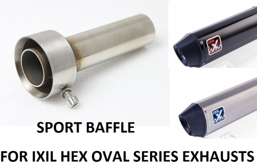 Sport Baffle / DB Killer / Low Volume insert for IXIL HEX Oval Exhausts ...