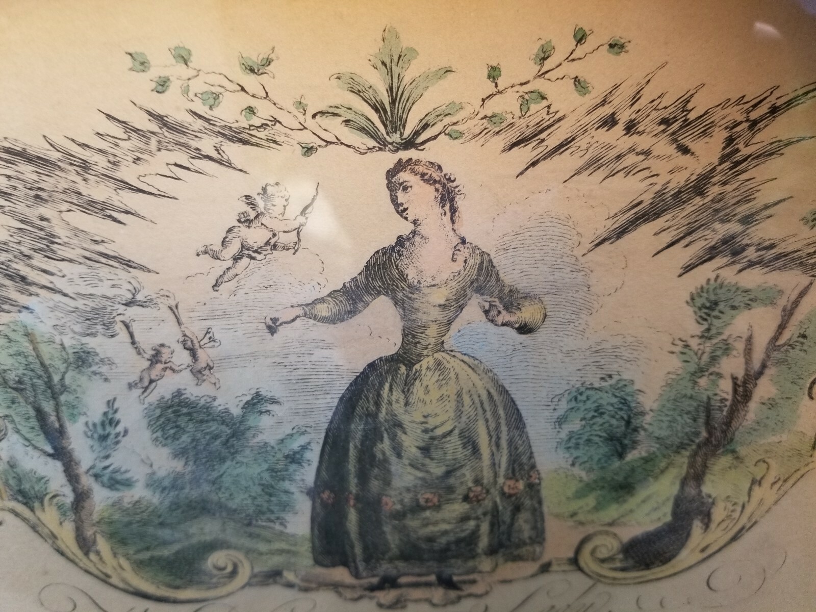 The Delirious Lady G. Beckham Engraved Musical Note Sheet Vintage 1800 ...