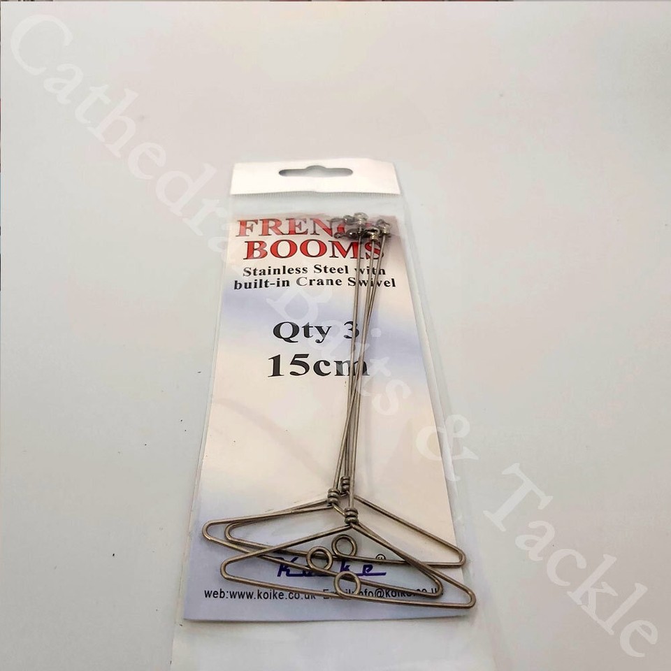 Sea Fishing French Booms Stainless Steel + Crane Swivel Terminal Tackle ...