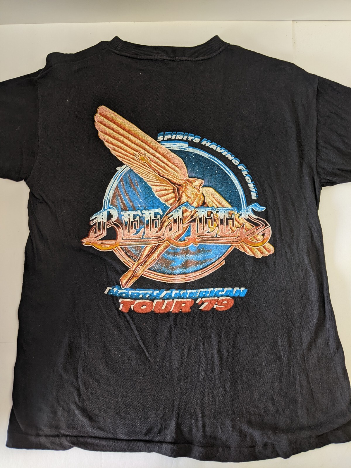 RARE VINTAGE 1970's BEE GEES CONCERT TOUR SHIRT SPIR… - Gem