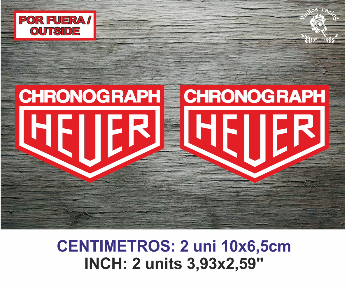 Sticker Vinilo Pegatina Decal Vinyl Aufkleber Tag Heuer Chronograph ...