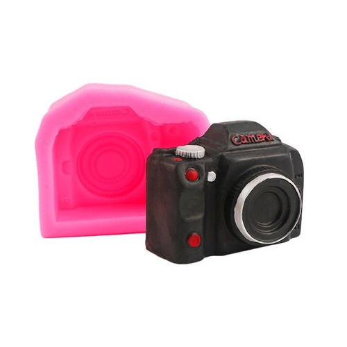 Silicone Camera Fondant Chocolate Sugarcraft Candle Soap Mould Clay ...