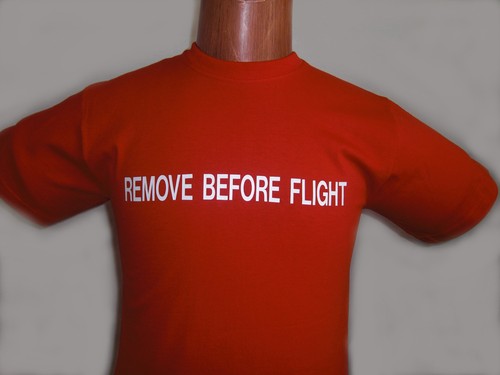 T-shirt Remove before flight, aviation, pilote, aéronautique, S, M, L ...