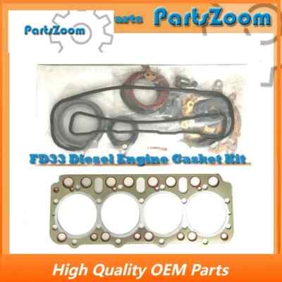 New Nissan FD33 Diesel Engine Gasket Kit For Hitachi EX60 Excavator ...