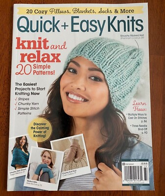 QUICK & EASY KNITS Magazine - Winter 2017 - Knit Relax, 20 Simple ...