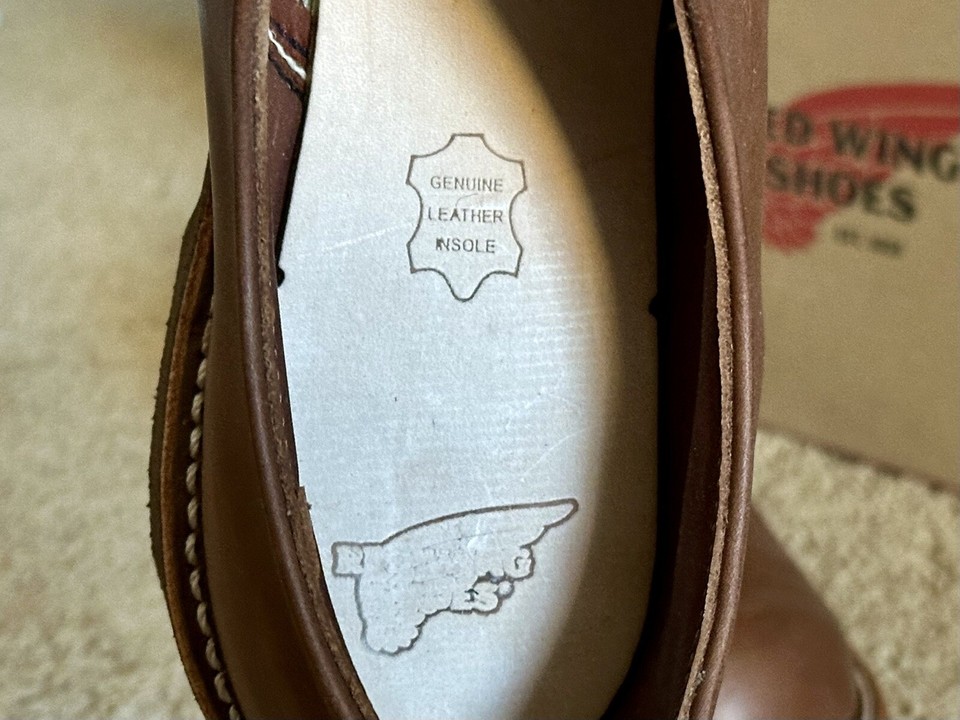 Size 10 - Red Wing 8058 Foreman Oxford Amber Harness USA Discontinued ...