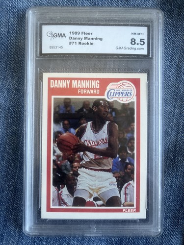 1989 Fleer Danny Manning #71 Rookie card graded 8.5 | eBay