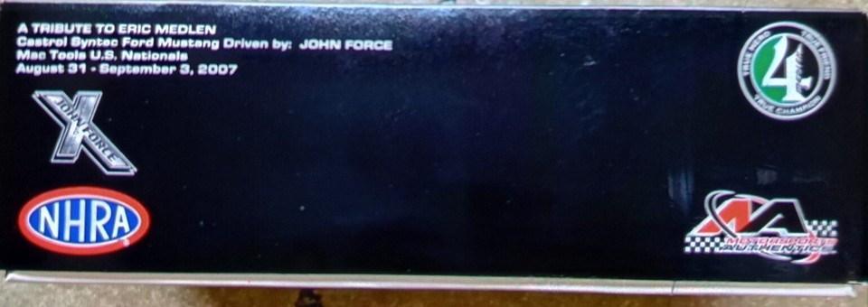 2007 John Force Castrol / Eric Medlen Tribute 1:24 NHRA Funny Car ...
